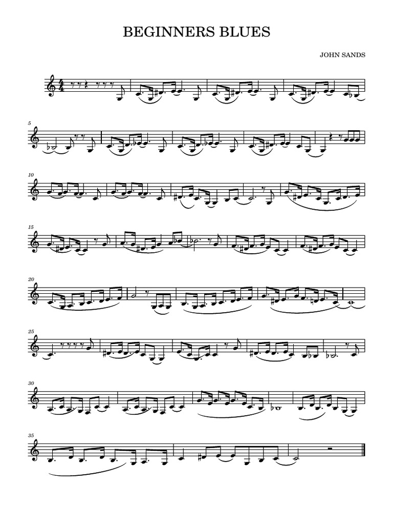 Beginners Blues | PDF