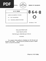 UIC 60 Rail Dimensions and Properties | PDF | Mechanical Engineering ...