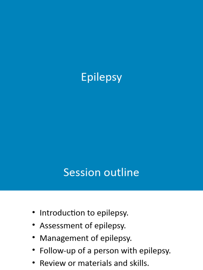 Epilepsy | PDF | Epilepsy | Nervous System