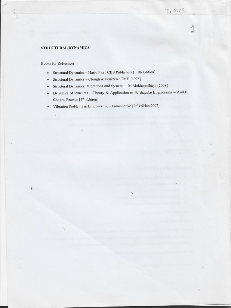 Structural Dynamics | PDF