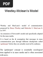 Westley and Maclean Communication Model | PDF | Communication ...