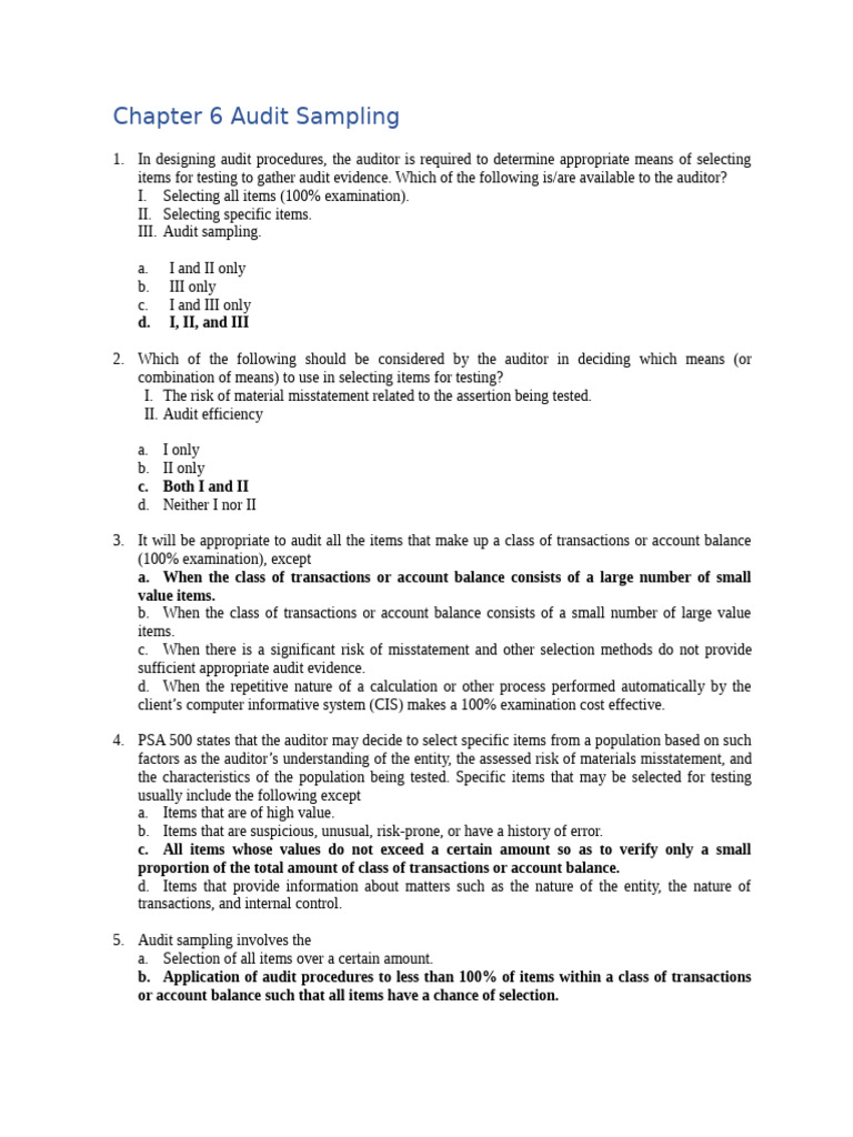 Sampling | PDF | Sampling (Statistics) | Audit Sampling | PDF | Sampling (Statistics) | Audit