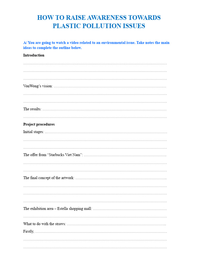 Session 6 - Plastic Pollution | PDF | Environmental Science | Economy ...