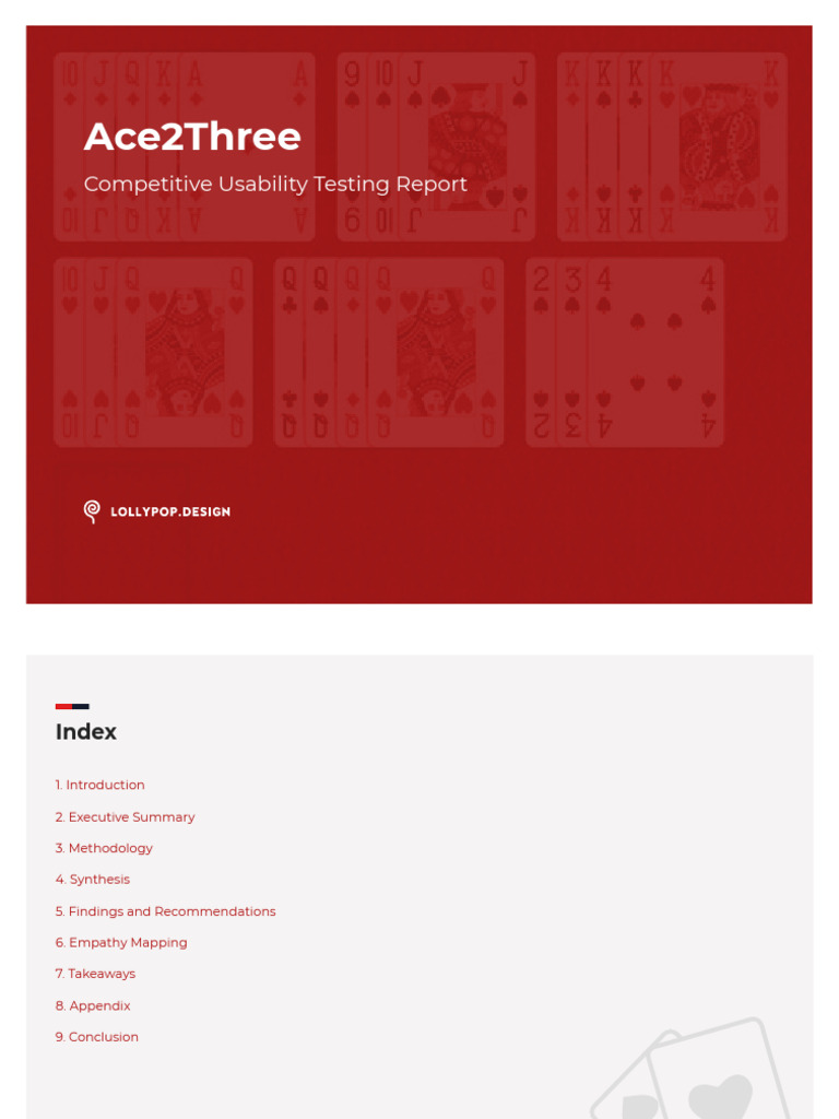 Ace2Three Research Final - Compressed | PDF | Usability | Mobile App