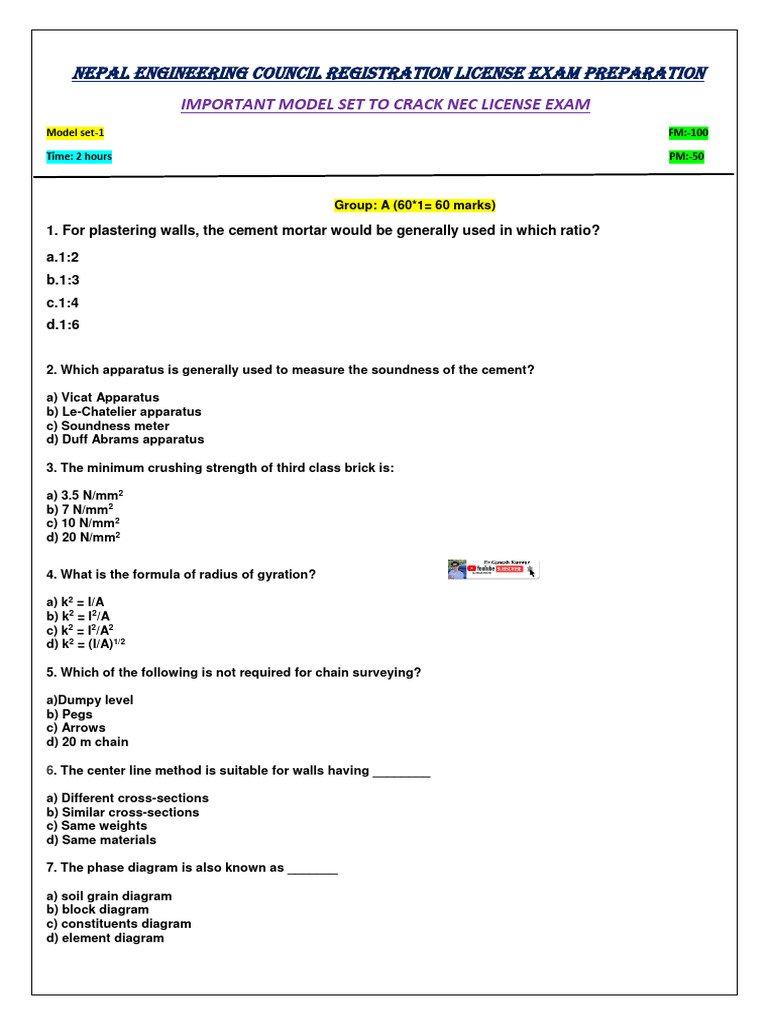 Nec Model Set-1 PDF - 230905 - 193908 | PDF | Yield (Engineering ...