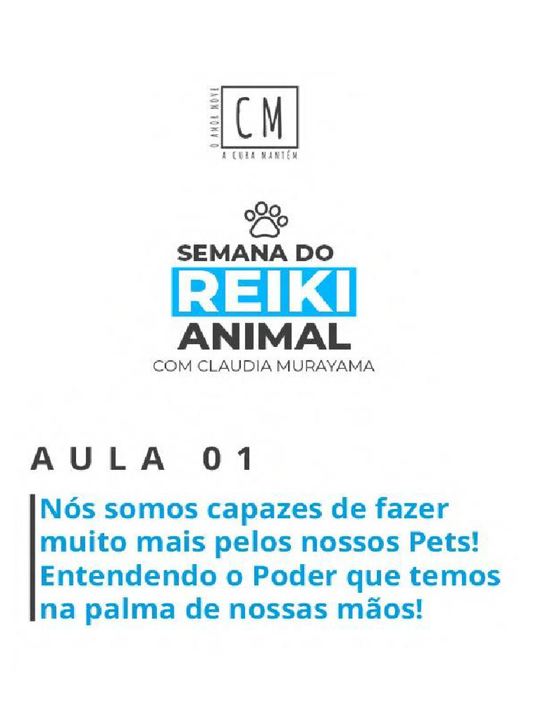 Reiki Animal - Aula 1 | PDF
