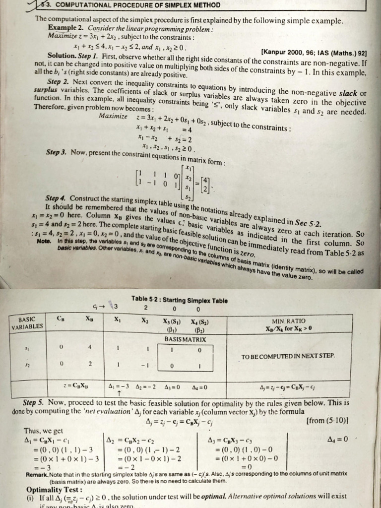 Two Phase, Simplex, Big M Questions | PDF