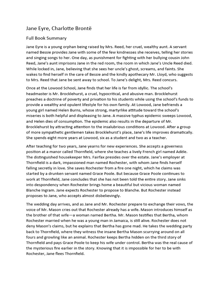 Jane Eyre: A Journey to Belonging | PDF | Jane Eyre