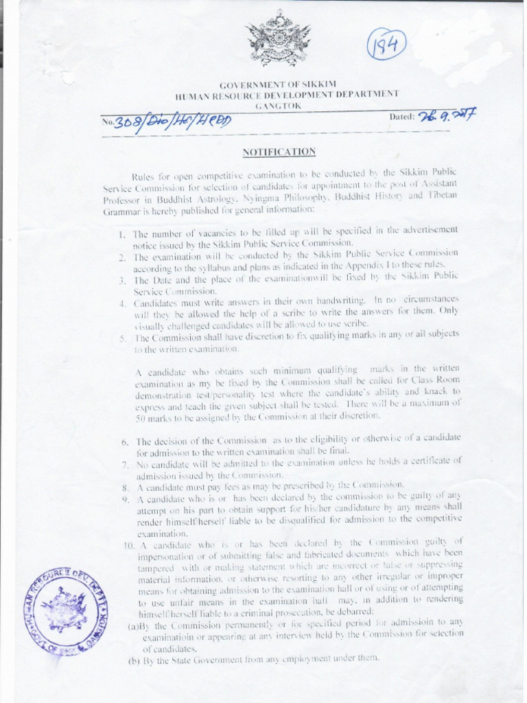 SHEDA Notification | PDF