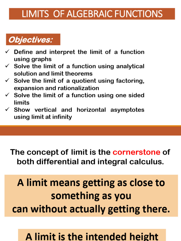 LECTURE 3 - Limits | PDF LECTURE 3 - Limits | PDF