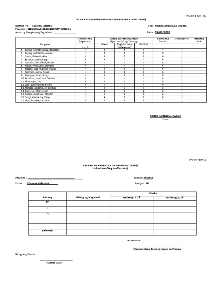 Amber Group Screening Test Form | PDF