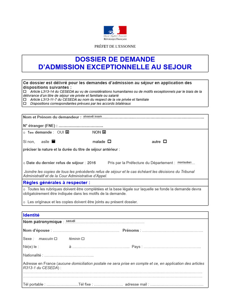 formulaire+AES-opt 1 | PDF