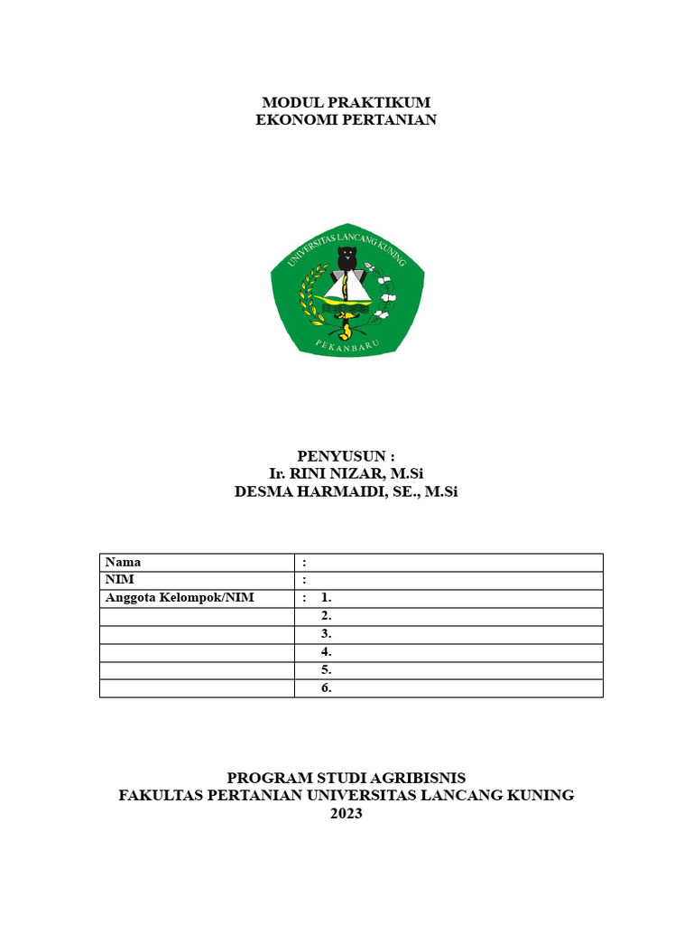 Modul Praktikum | PDF
