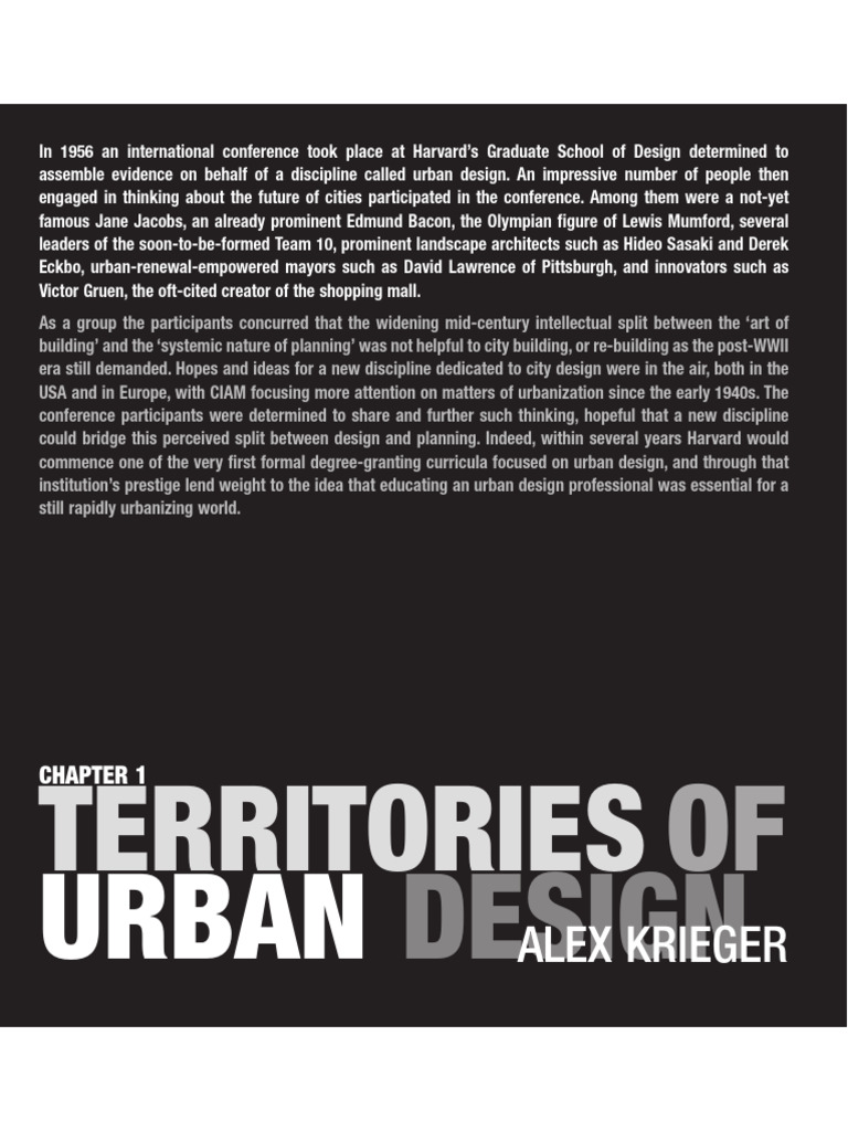 Territories of Urban Design | PDF | Urban Design | Zoning