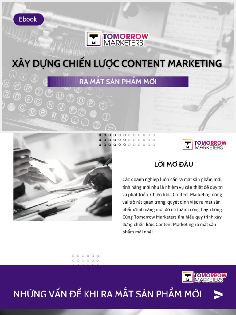 Tomorrow Marketers - Ebook Xây dựng chiến lược Content Marketing ra mắt ...