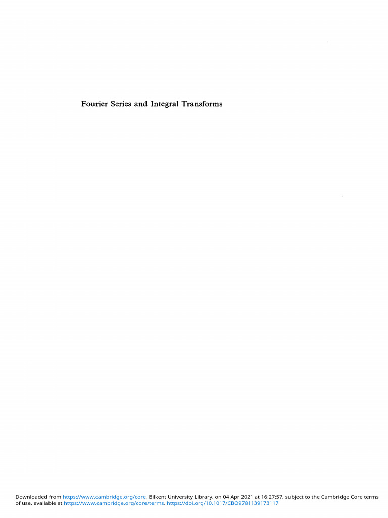 Fourier Series and Integral Transforms (Allan Pinkus, Samy Zafrany) (Z ... Fourier Series and Integral Transforms (Allan Pinkus, Samy Zafrany) (Z ...