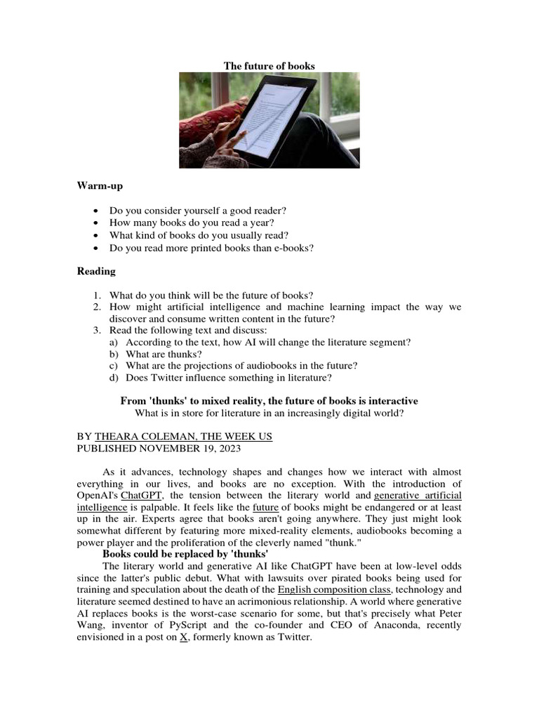 The Future of Books | PDF