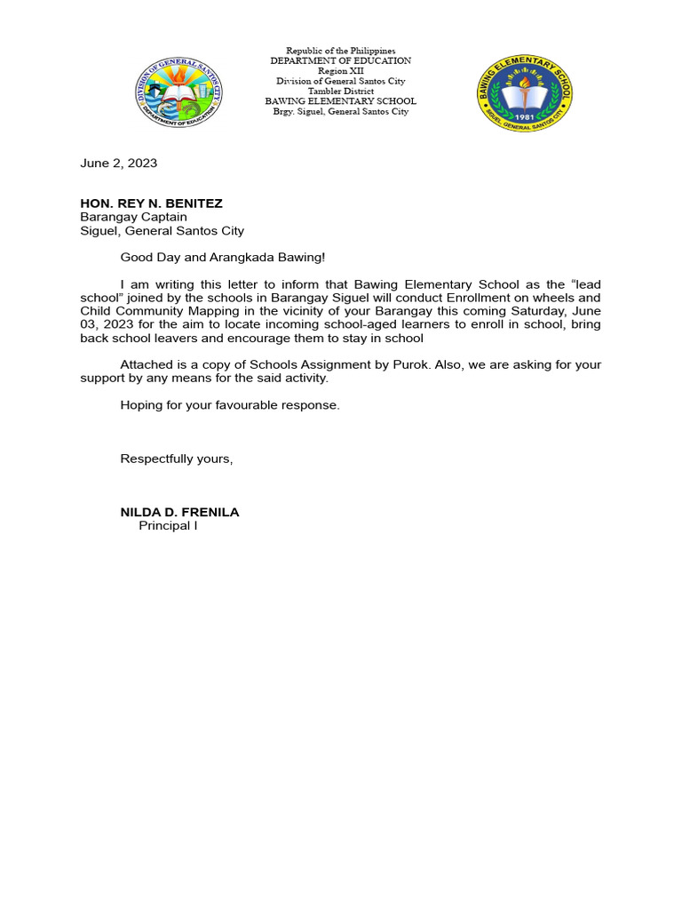 Letter Child Mapping | PDF