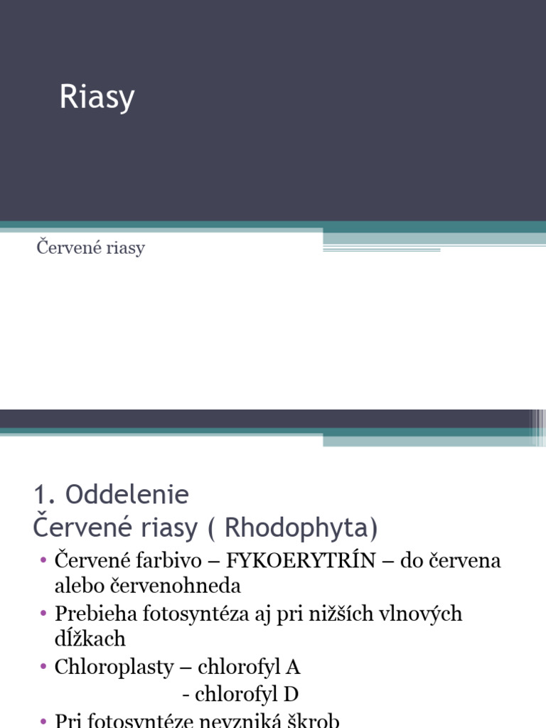 Cervene Riasy | PDF