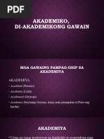 Akademiko Vs Di - Akademiko | PDF