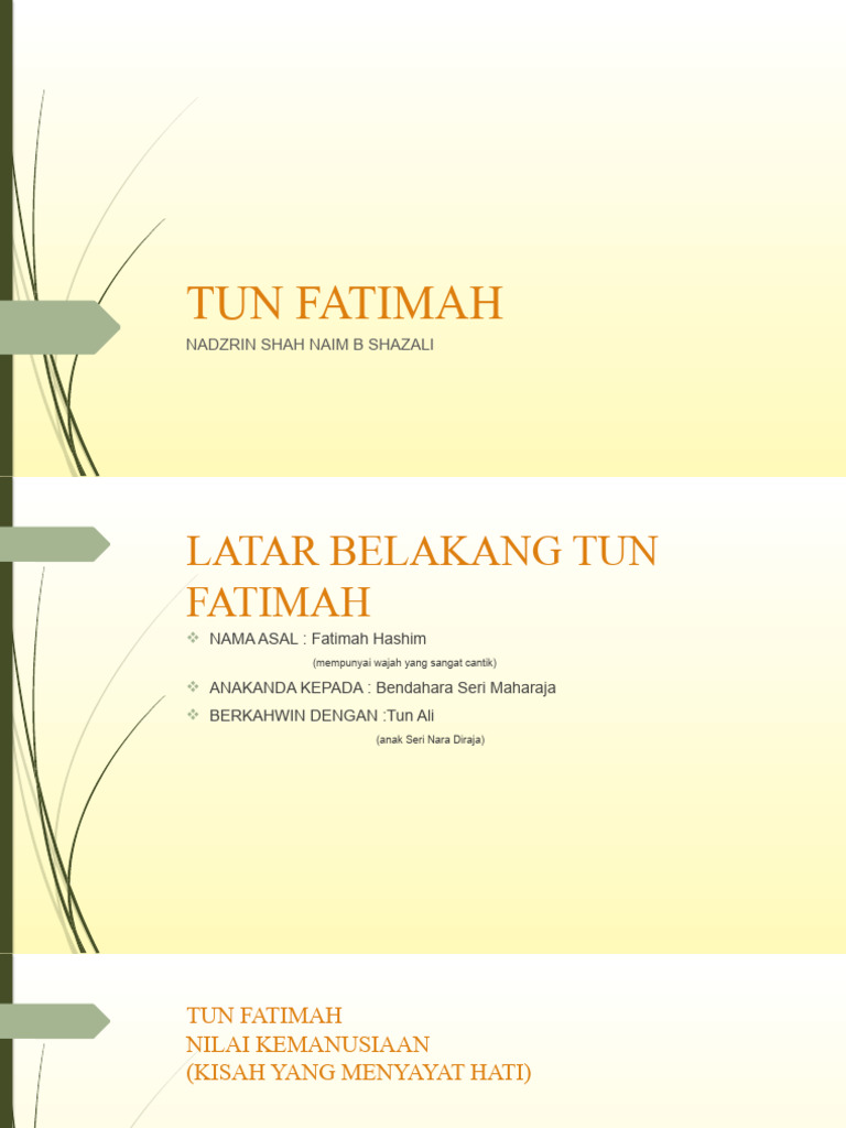 Tun Fatimah | PDF