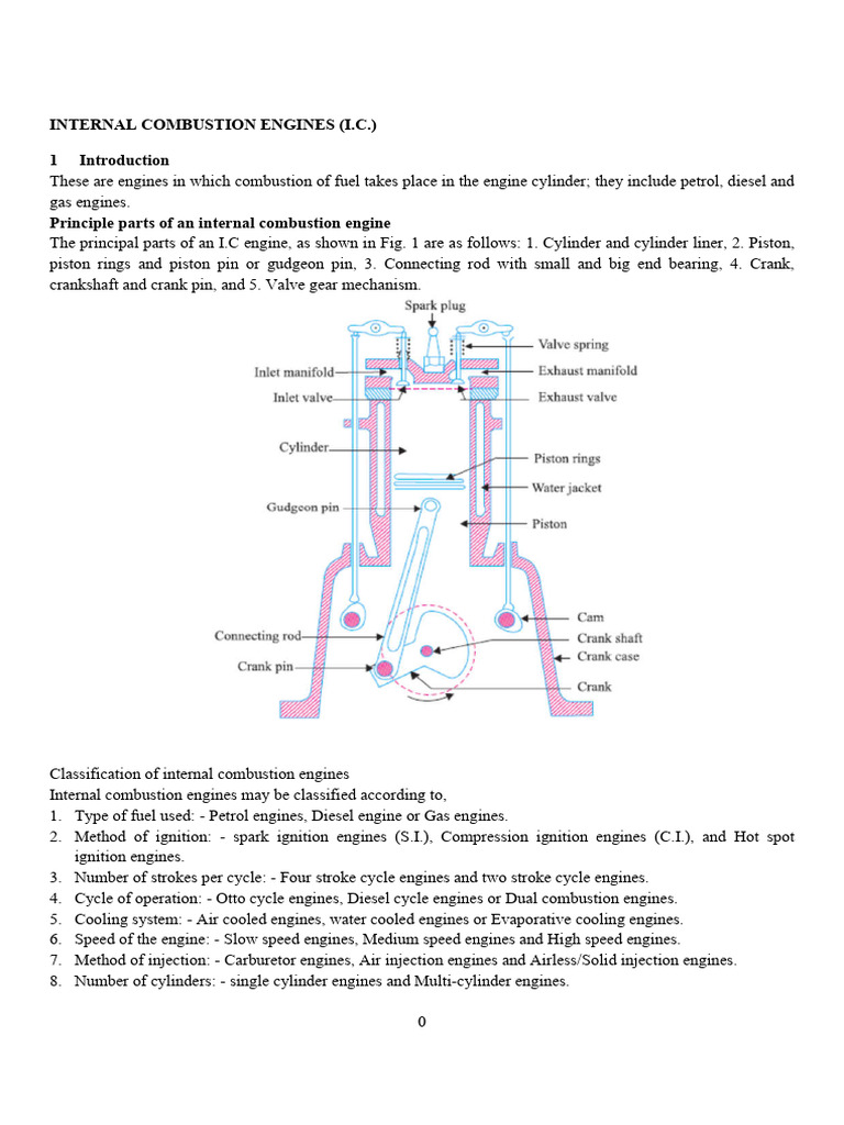 Internal Combustion Engine Overview | PDF | Internal Combustion Engine ...