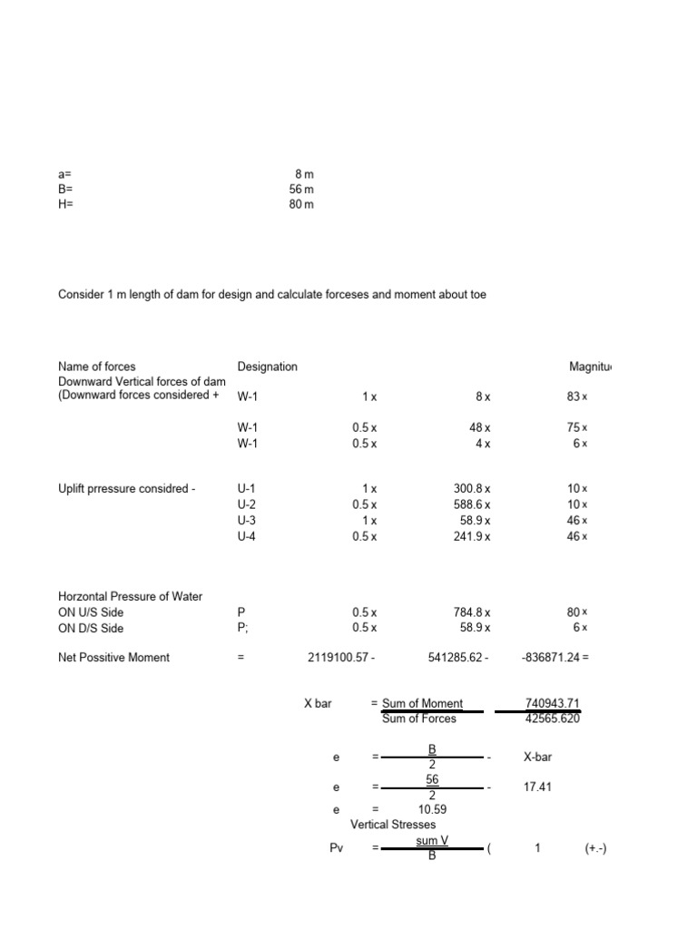 Dam Analysis Pdf Continuum Mechanics Applied And