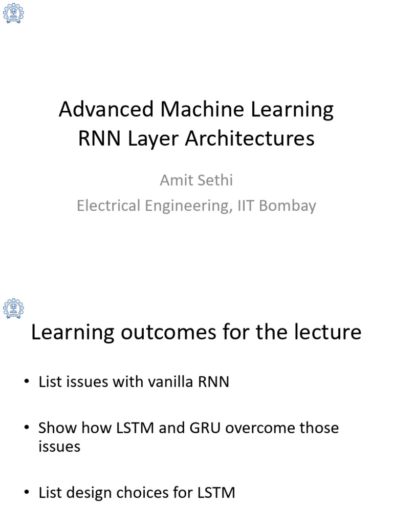 Lecture 6 Recurrent Neural Networks Pdf