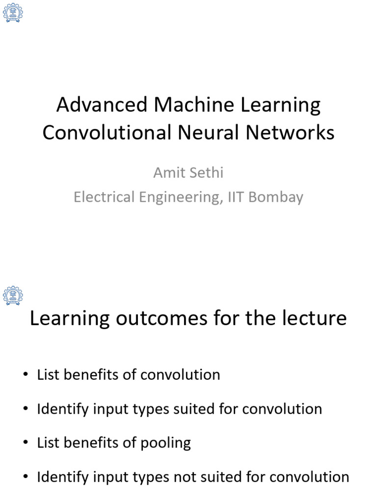 Lecture 5 Convolutional Neural Networks | PDF