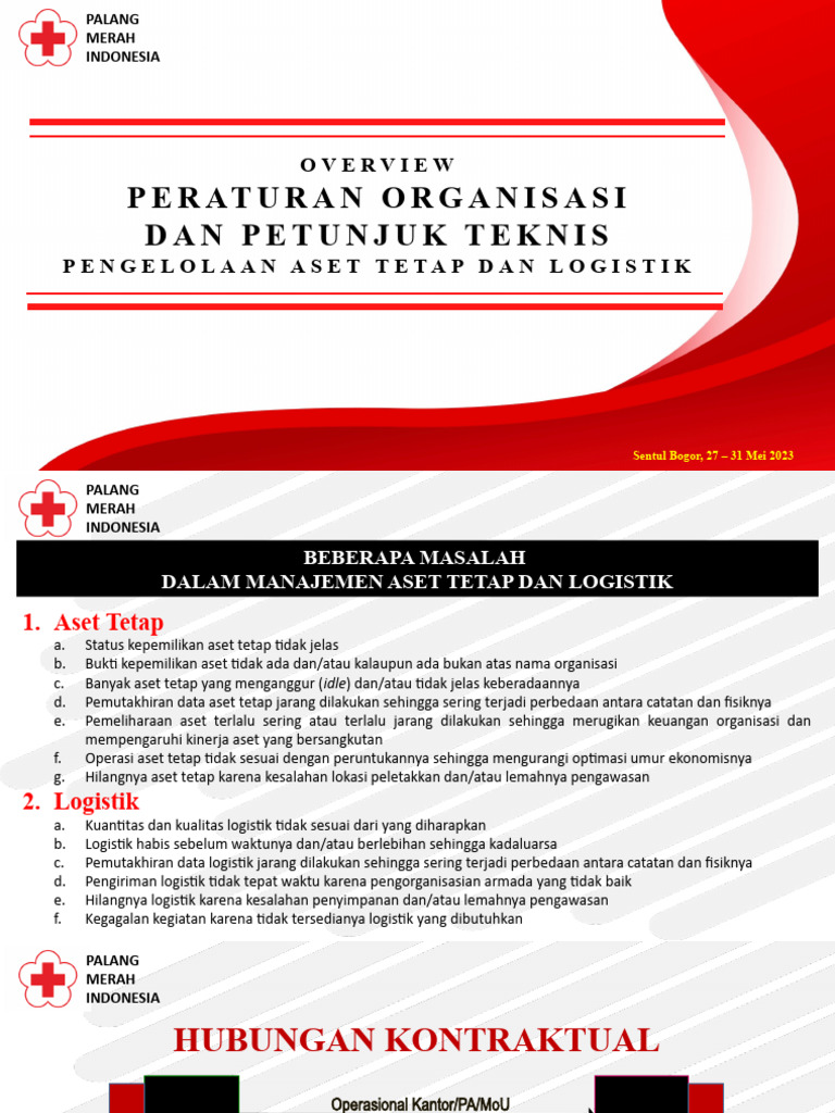 Materi Workshop Finalisasi PO Dan Juknis Aset Tetap Dan Logistik | PDF