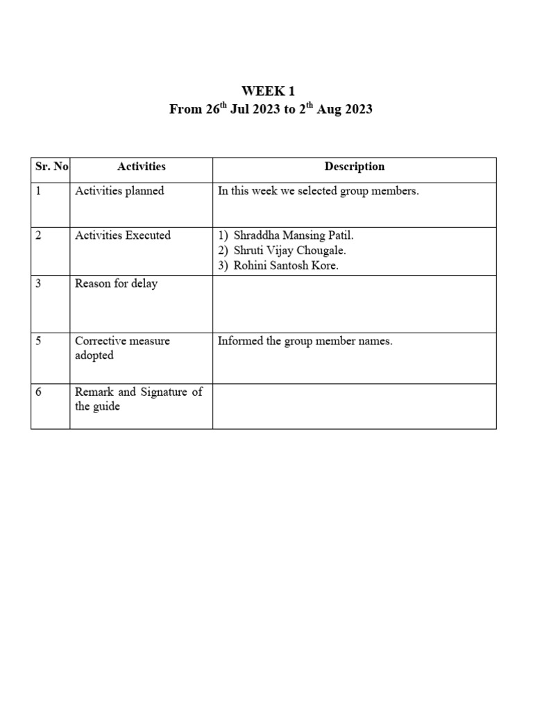 Weekly Diary Sem 2 | PDF | Data | Popular Culture & Media Studies