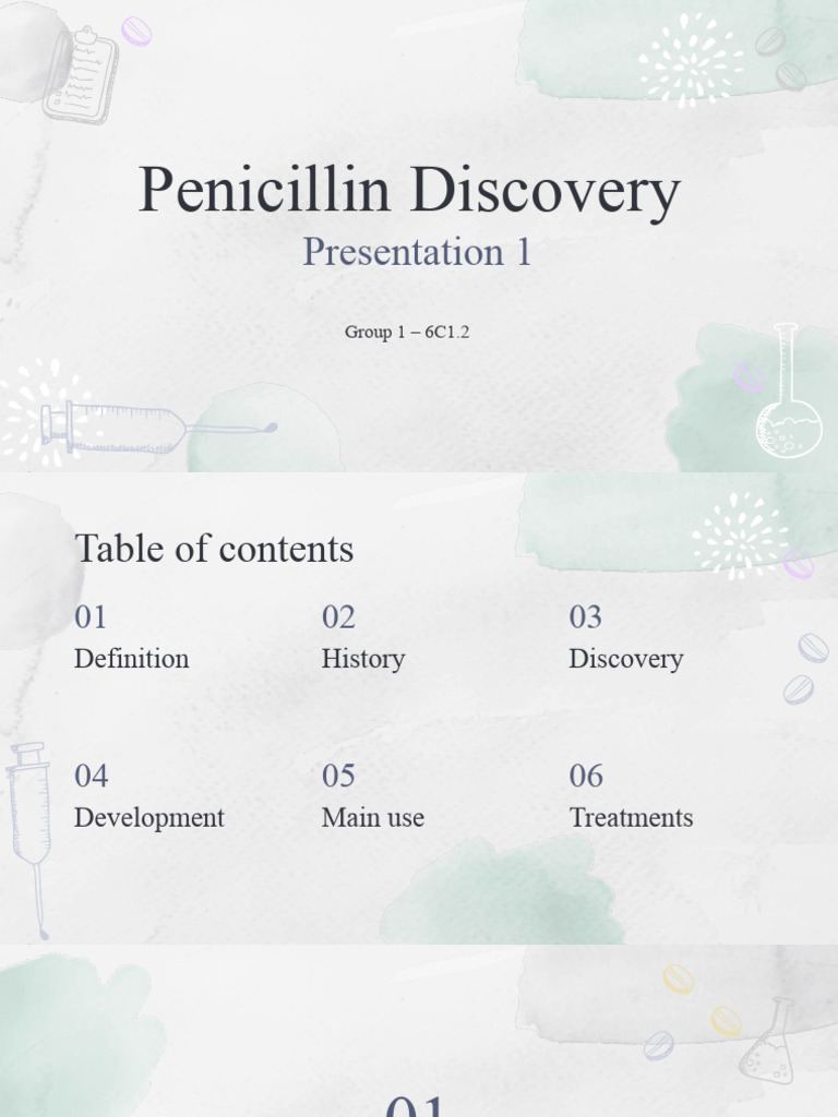 Penicillin Discovery Lesson For Middle School by Slidesgo | PDF ...