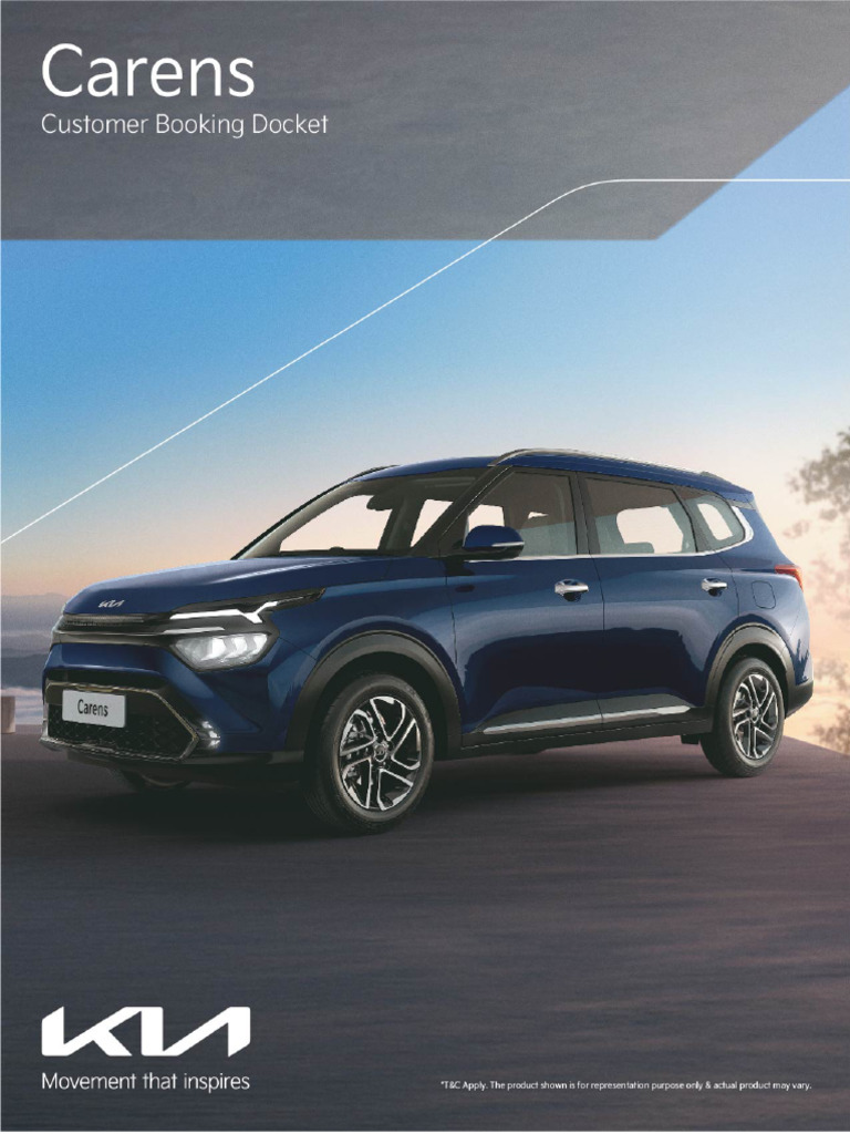 KIA Booking Docket | PDF | Receipt | Payments