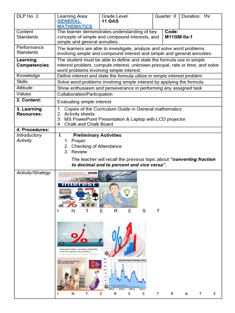 Simple Interest | PDF