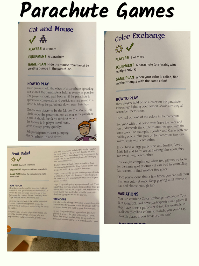 Parachute Games | PDF