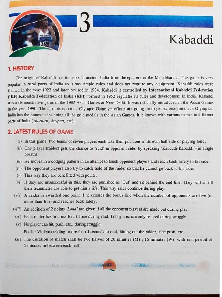 Kabaddi | PDF