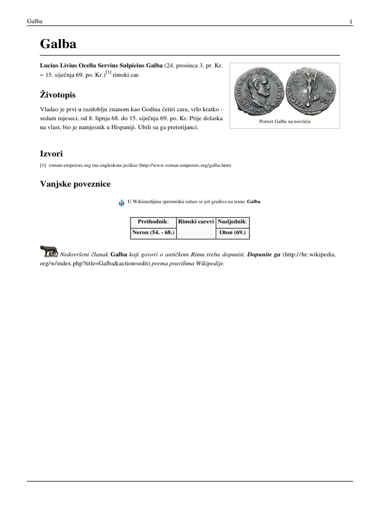 Galba | PDF