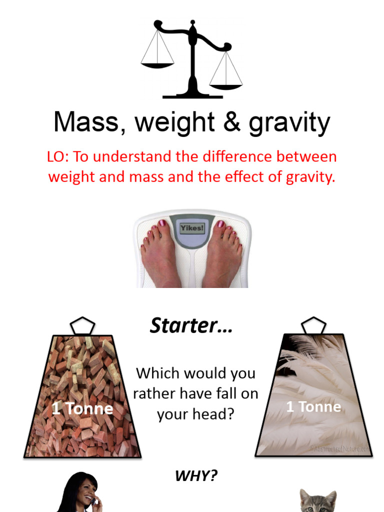 1 Mass, Weight and Gravity | PDF | Weight | Satellite