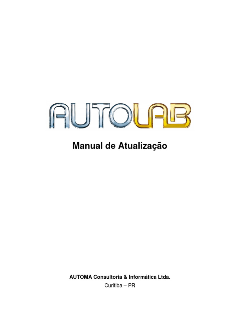 Atualização do Software AutoLab | PDF | Microsoft Windows | Autenticação