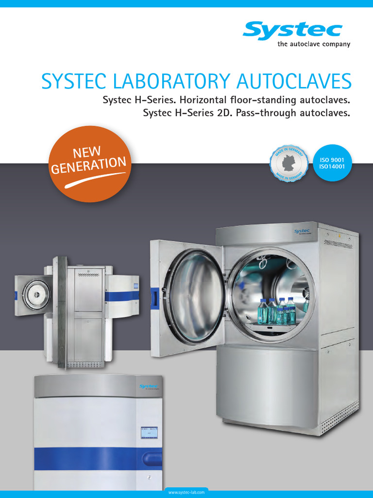 H Series New Generation Brochure 2021 - EN - LR | PDF | Sterilization (Microbiology) | Steam