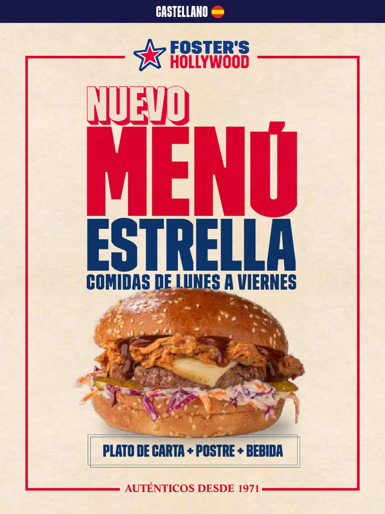 Menu Estrella FH | PDF | Postres | Parilla