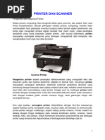Bagian Komponen Utama Dalam Printer Dan Fungsinya | PDF