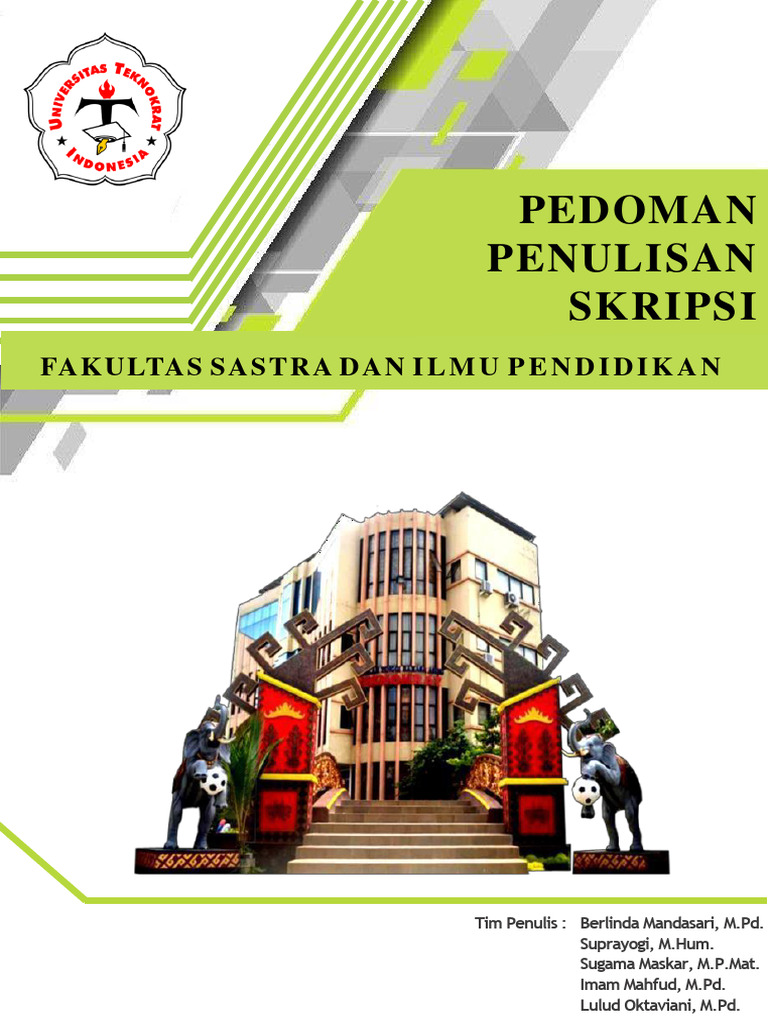 Panduan Skripsi FSIP UTI | PDF