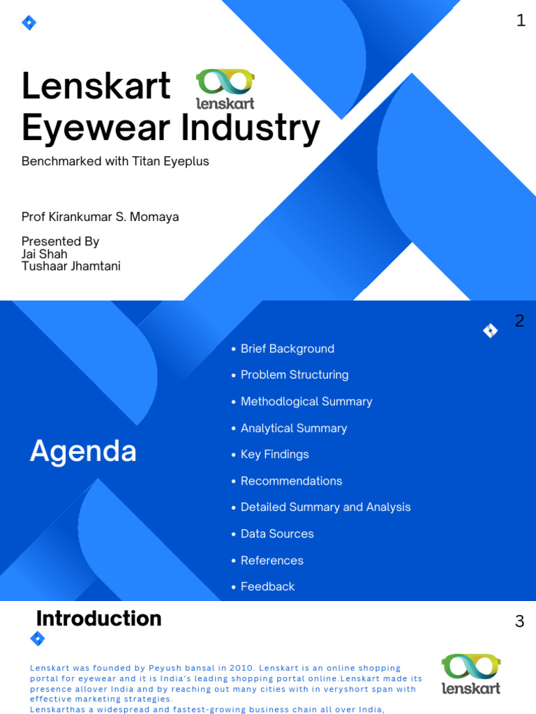Lens Kart | Download Free PDF | Brand | Supply Chain