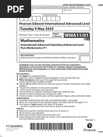 Edexcel A Level Maths Paper 1 Topics 2025 | PDF