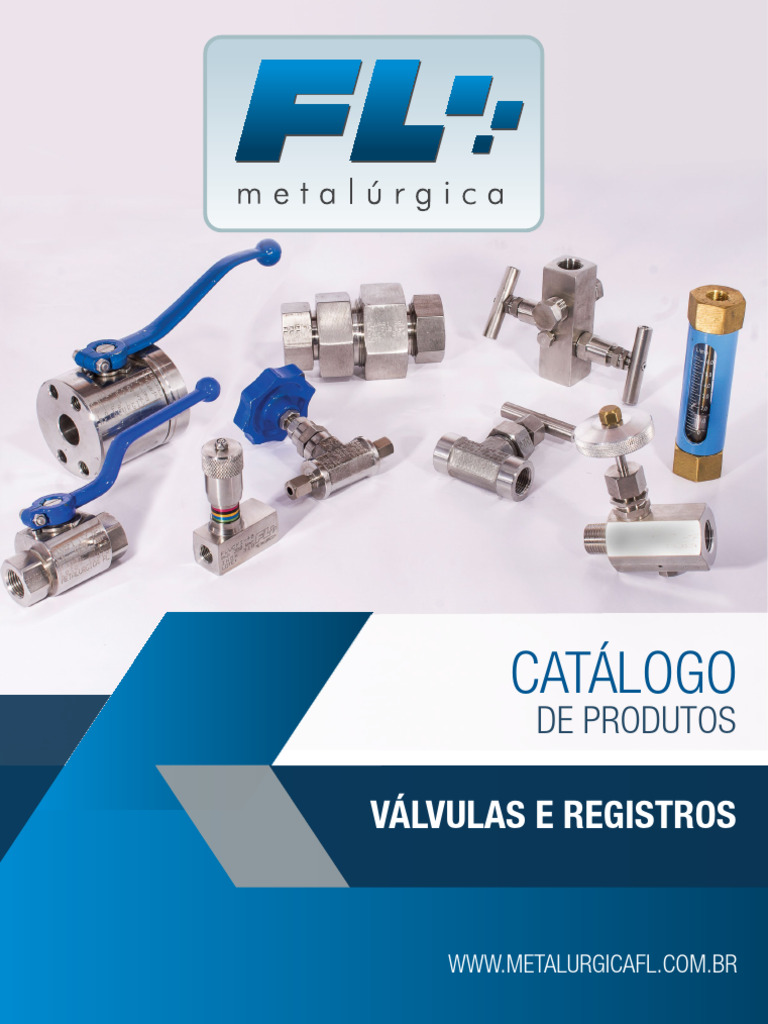 Catálogo de Válvulas e Registros FL | PDF | Válvula | Qualidade (negócios)