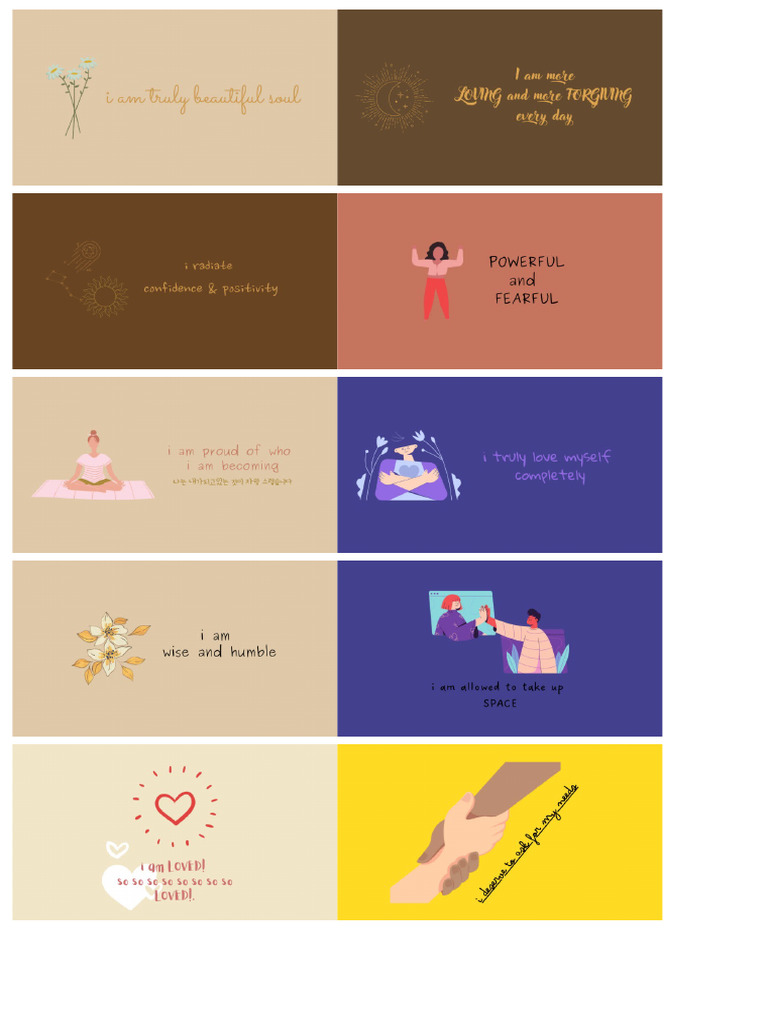 Affirmation Cards | PDF