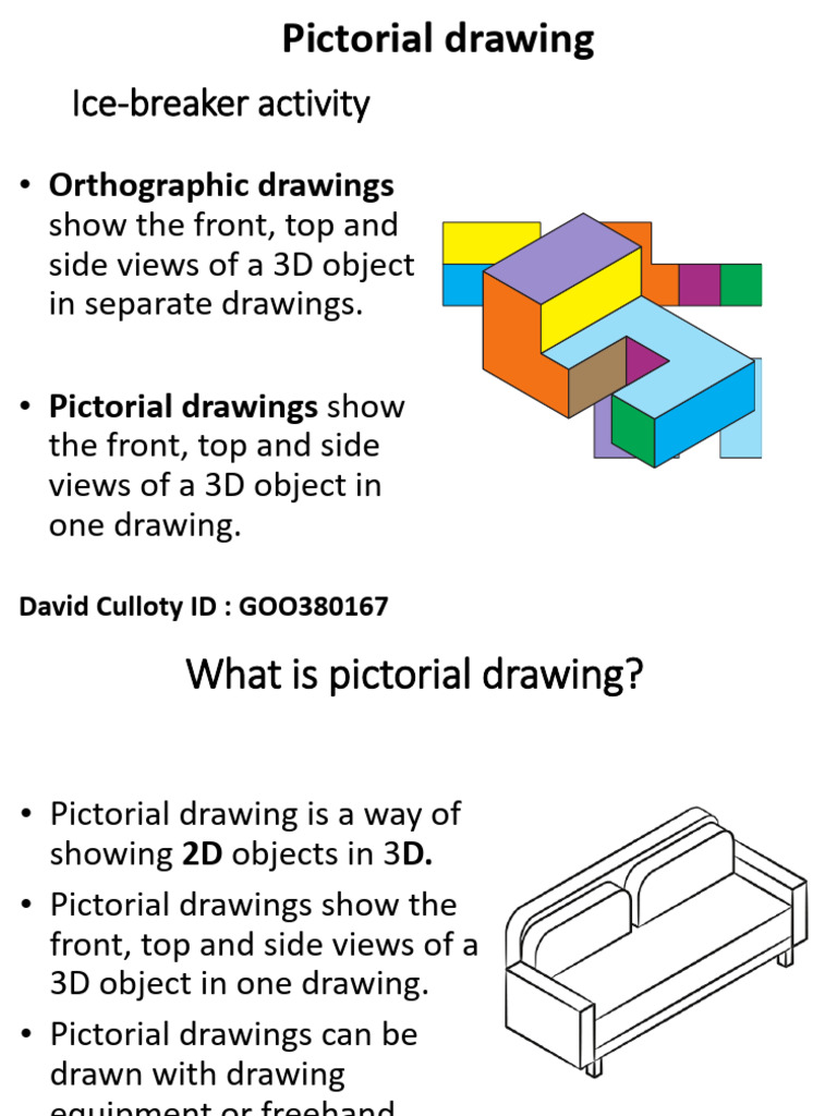 Pictorial Drawing | PDF | Projective Geometry | Classical Geometry