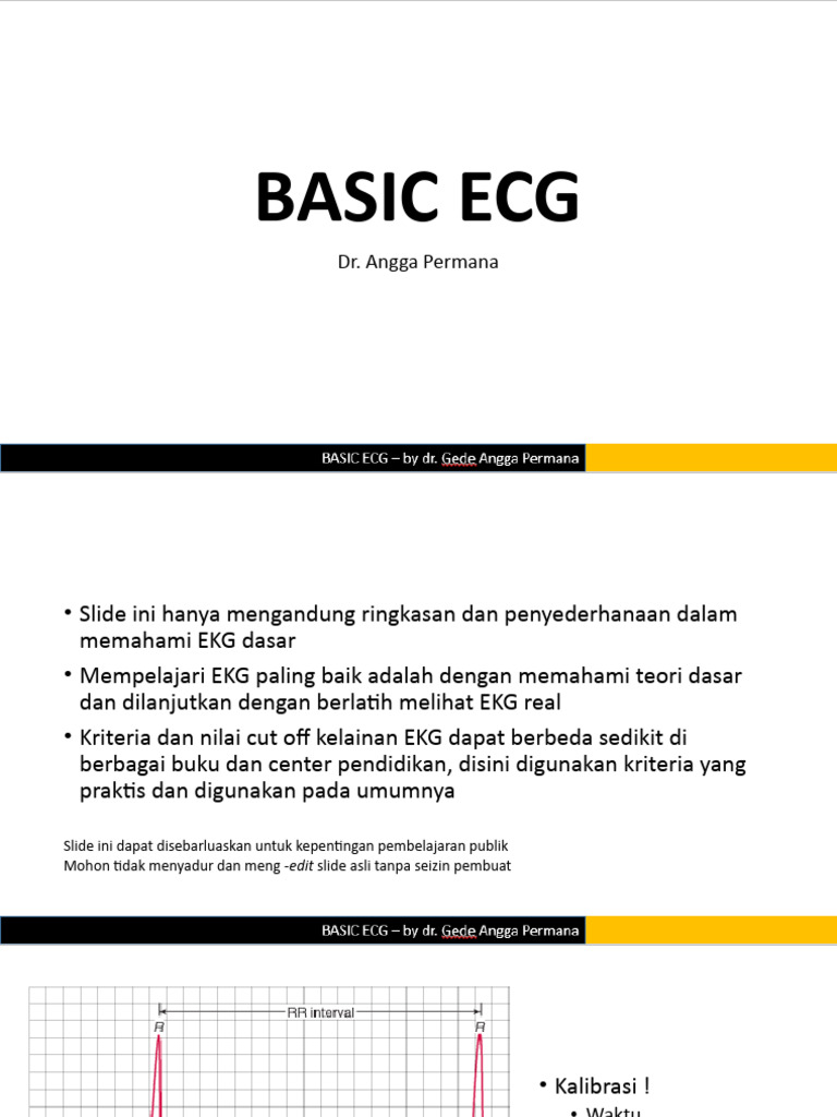 Basic Ecg | PDF