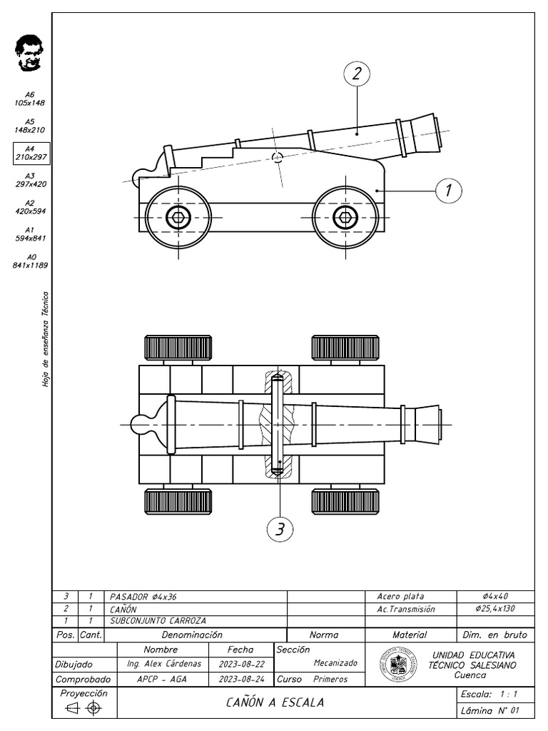 Plano SP Roy Ecto Cañón | PDF